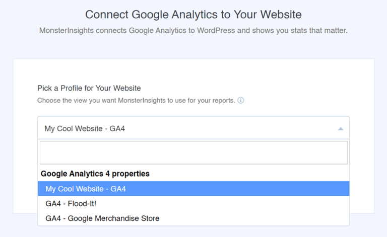How to Connect To Google Analytics With MonsterInsights