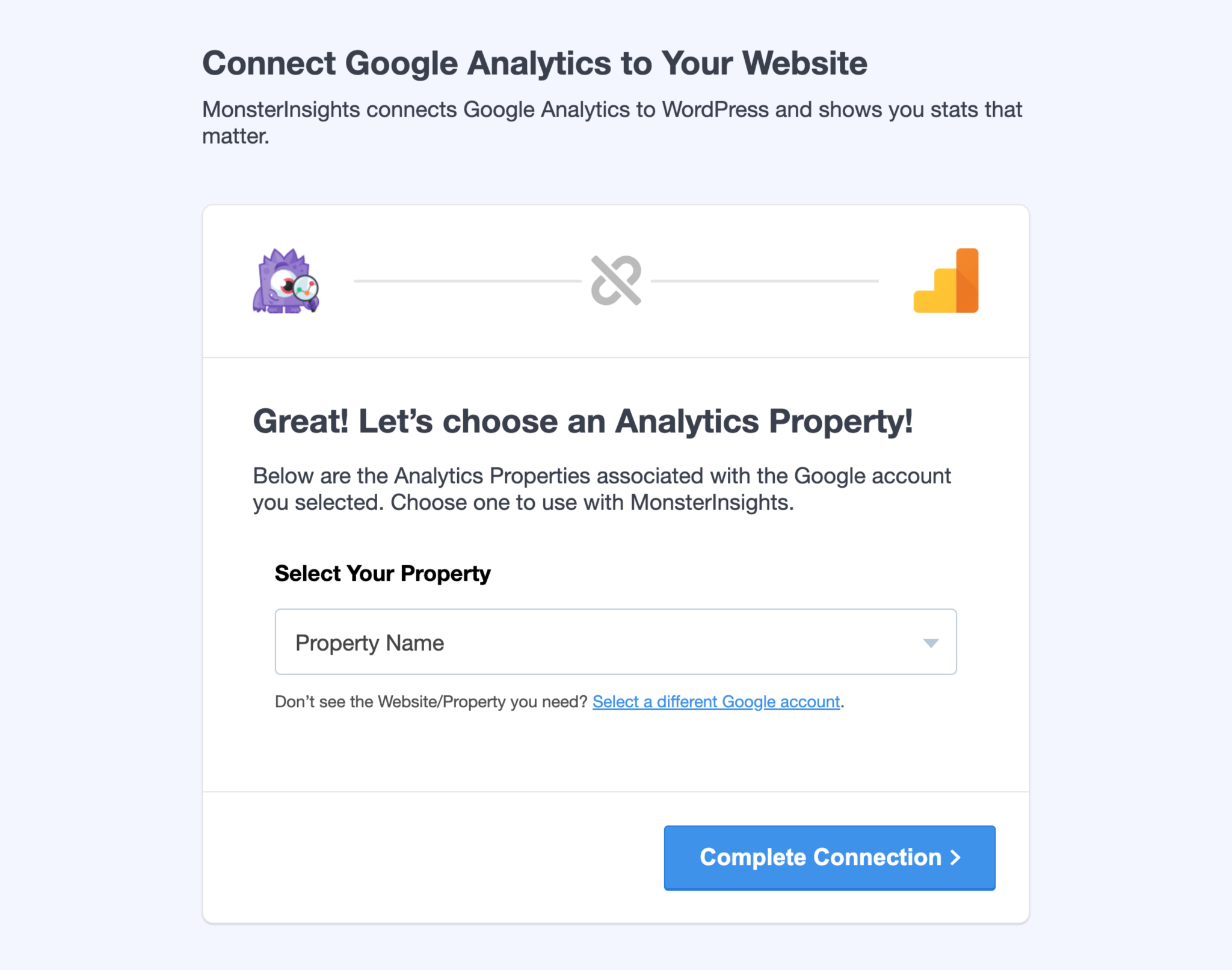 How to Connect To Google Analytics With MonsterInsights