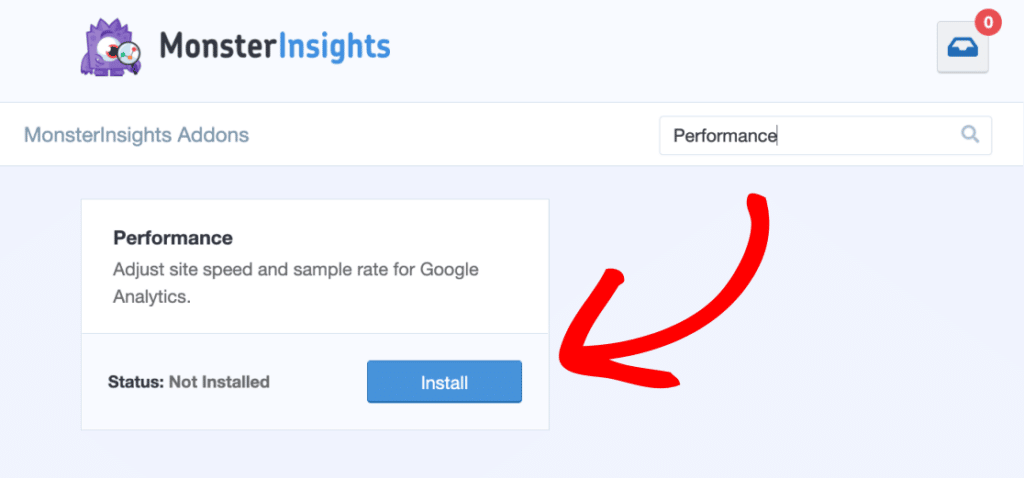How to Get Started With the Performance Addon for MonsterInsights