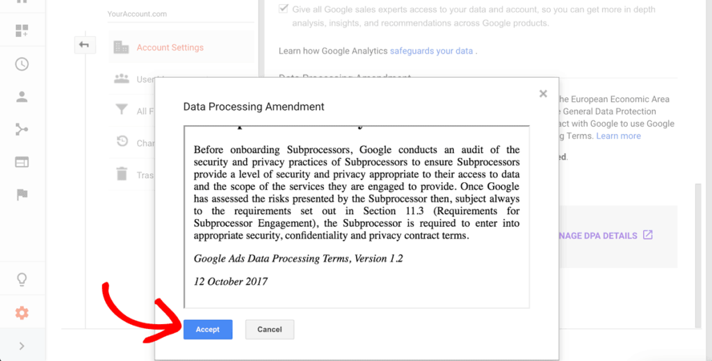 Google Analytics Account Settings Changes for EU Compliance ...