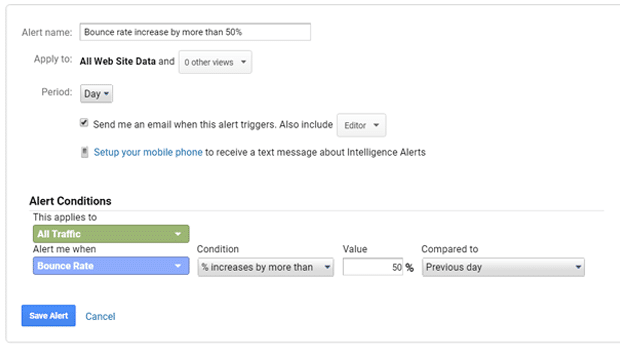 How to Create Custom Alerts in Google Analytics (Beginner's Guide) How to Create Custom Alerts in Google Analytics (Beginner's Guide)