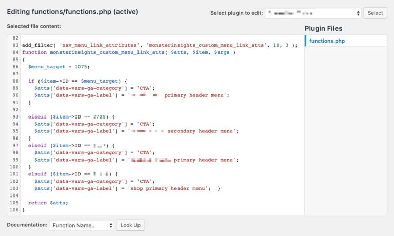 How to Add Custom Link Events to Navigation Menu Items in WordPress - MonsterInsights