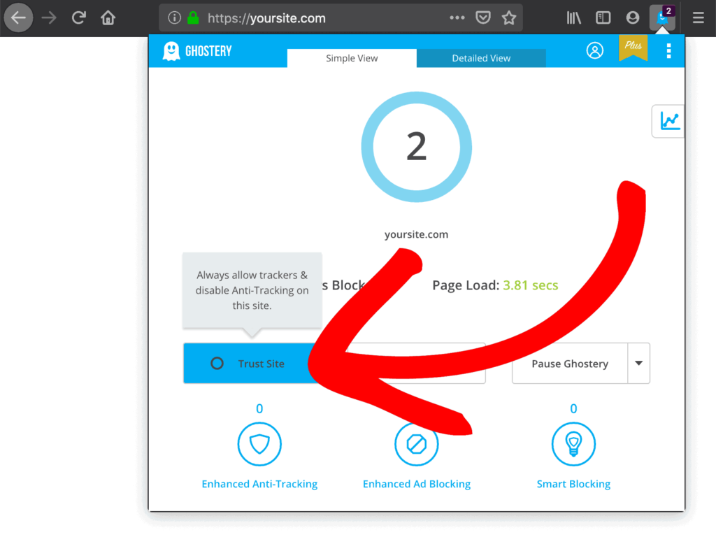 How to Disable Ghostery - MonsterInsights