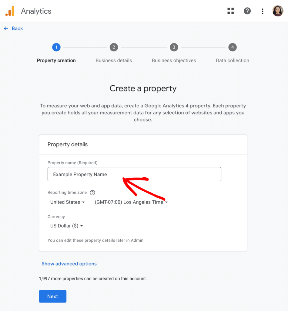 How to Add a Property to Google Analytics - MonsterInsights