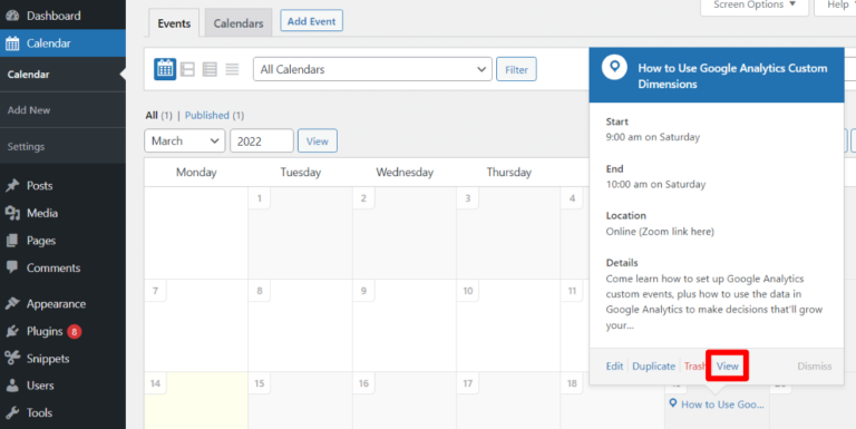 How to Create a WordPress Event Calendar (Step by Step)