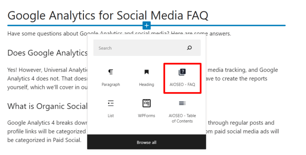 How to Add FAQ and FAQ Schema in WordPress