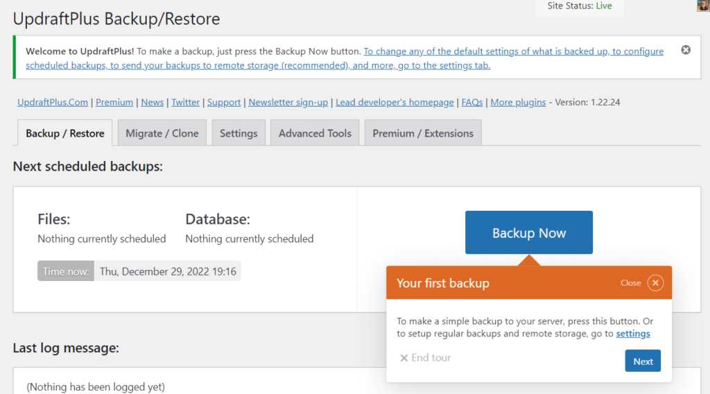 How to Back Up a WordPress Site for Free (Step by Step)