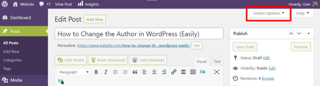 How to Change the Author in WordPress (Easily)