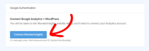 How to Connect To Google Analytics With MonsterInsights