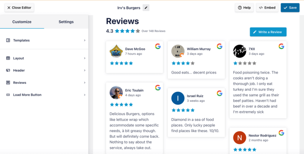 How to Embed Google Business Reviews on Your Website
