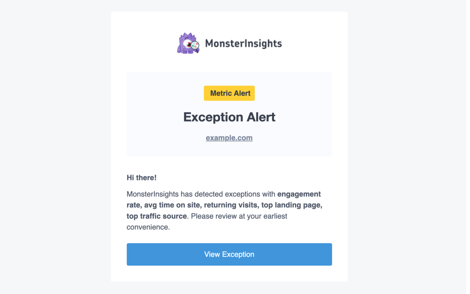 Getting Started with the Exceptions Addon - MonsterInsights