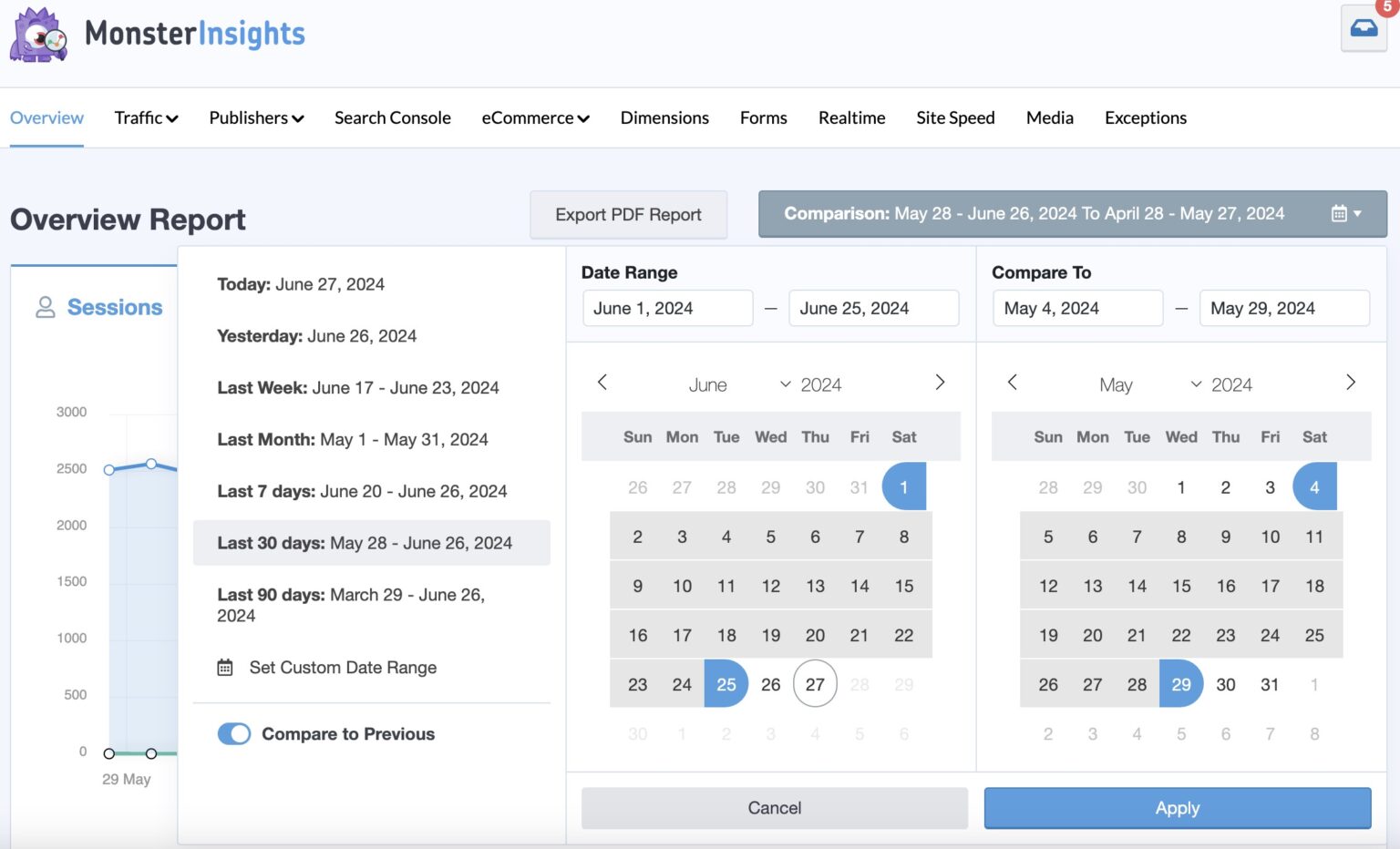 New: Introducing Date Comparisons for Even Better Insights