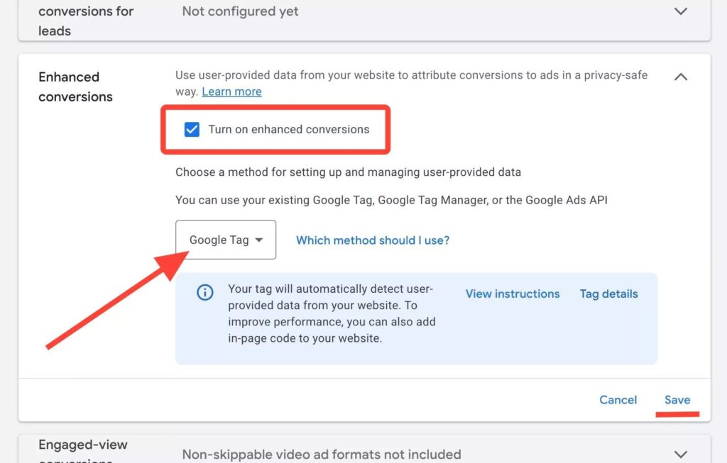 How to enable Enhanced Conversions - MonsterInsights