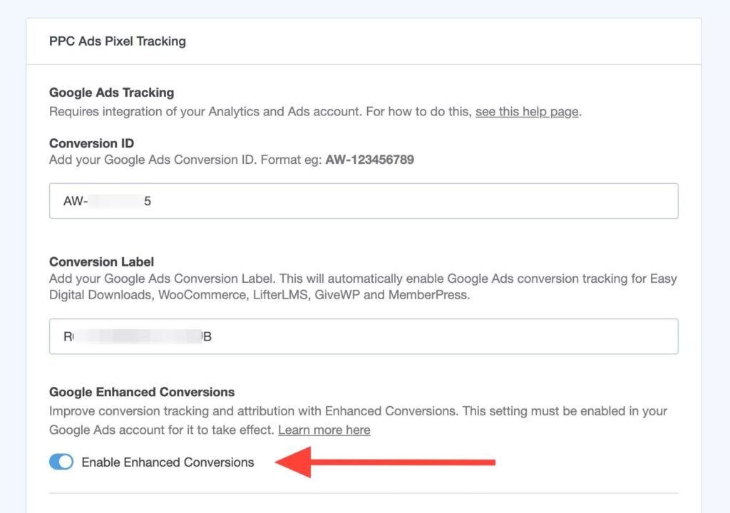 How to enable Enhanced Conversions - MonsterInsights
