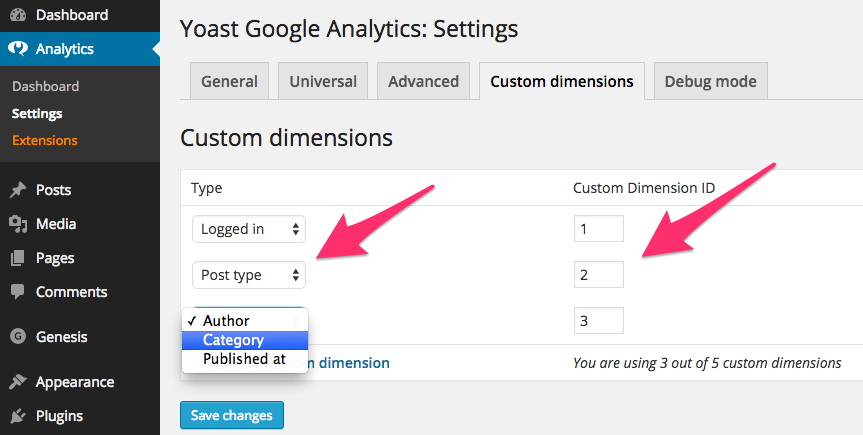 How do I set up Custom Dimensions? - MonsterInsights