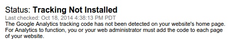 How to Troubleshoot Google Analytics Status "Tracking Not Installed ...